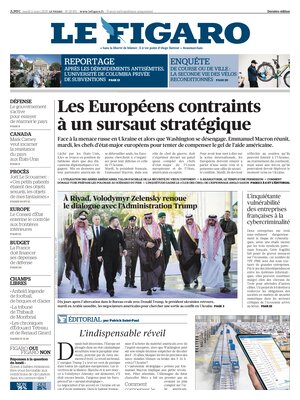 Today's French Newspaper Front Pages