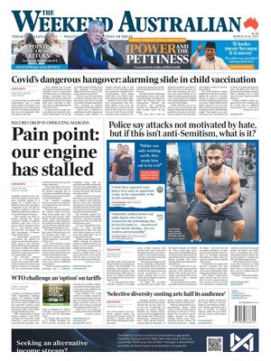 The Saturday Paper - Today's Front Page, 15/03/2025