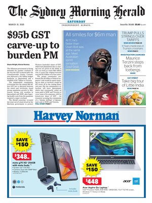 Herald Sun - Today's Front Page, 15/03/2025