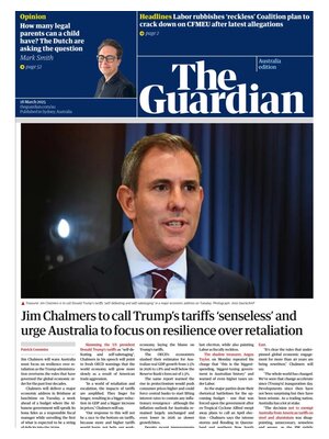 The Courier-Mail - Today's Front Page, 18/03/2025