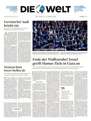 Today's German Newspaper Front Pages