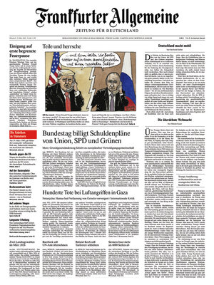 Today's German Newspaper Front Pages