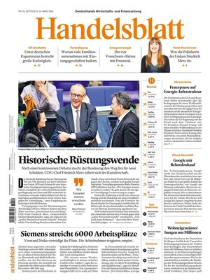 Today's German Newspaper Front Pages