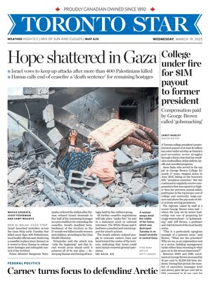 Today's Canadian Newspaper Front Pages