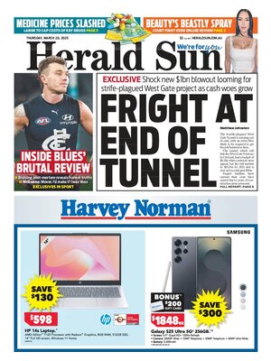 The Sydney Morning Herald - Today's Front Page, 20/03/2025