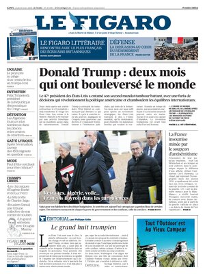 Today's French Newspaper Front Pages