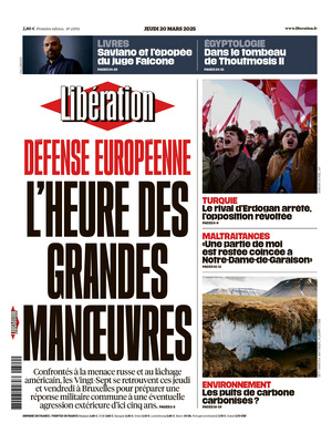 Today's French Newspaper Front Pages