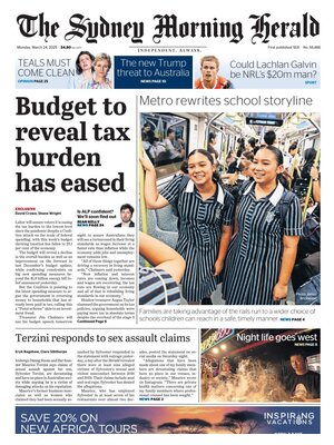 The Courier-Mail - Today's Front Page, 24/03/2025