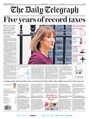 Toronto Star - Today's Front Page, 26/03/2025