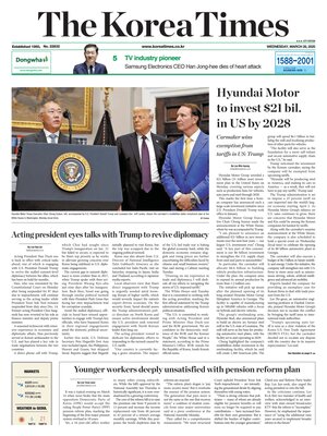 Today's South Korean Newspaper Front Pages