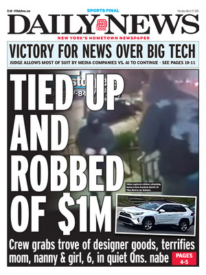 United Daily News - Today's Front Page, 28/03/2025