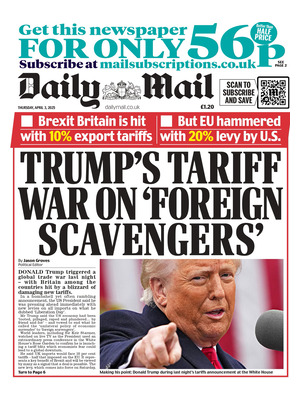 The Globe and Mail - Today's Front Page, 03/04/2025