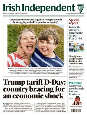 Today's Irish Newspaper Front Pages