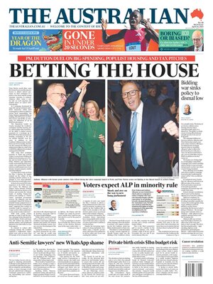 Today's Australian Newspaper Front Pages