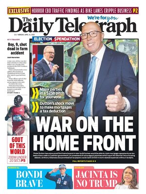 The Saturday Paper - Today's Front Page, 12/04/2025