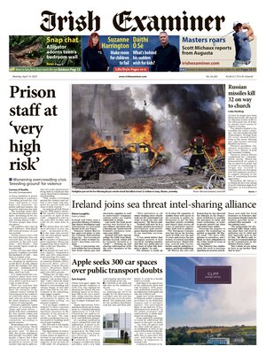 Today's Irish Newspaper Front Pages