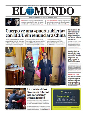 Today's Spanish Newspaper Front Pages