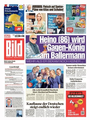 Today's German Newspaper Front Pages