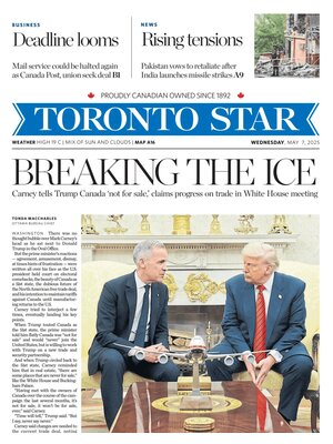 Today's Canadian Newspaper Front Pages