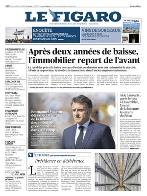 Today's French Newspaper Front Pages
