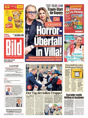 Today's German Newspaper Front Pages