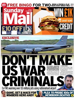 The Herald (Scotland) - Today's Front Page, 22/06/2025