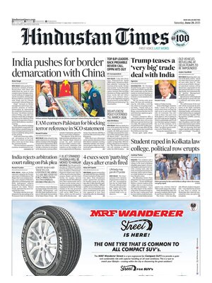 Today's Indian Newspaper Front Pages