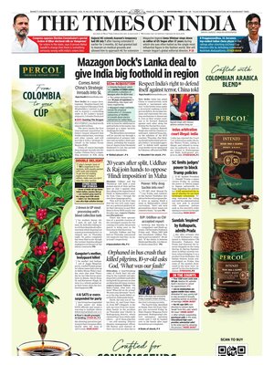 Today's Indian Newspaper Front Pages