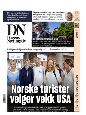Dagsavisen - Today's Front Page, 07/07/2025