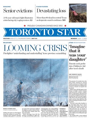 Today's Canadian Newspaper Front Pages