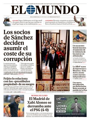 Today's Spanish Newspaper Front Pages