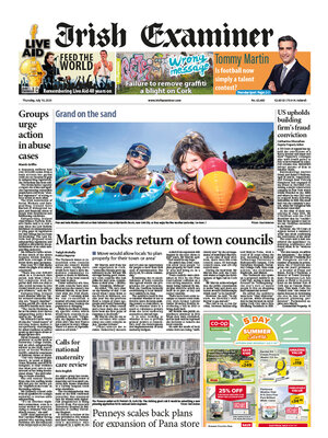 Today's Irish Newspaper Front Pages