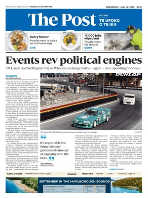 The Southland Times - Today's Front Page, 16/07/2025