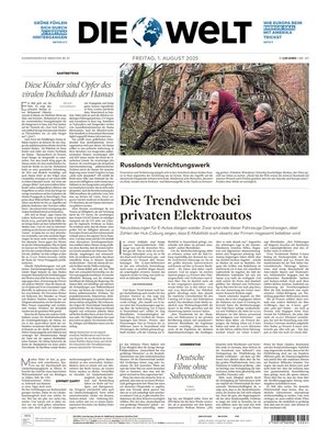 Today's German Newspaper Front Pages