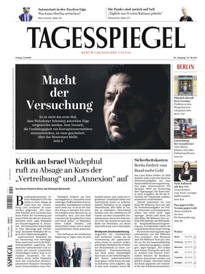 Today's German Newspaper Front Pages