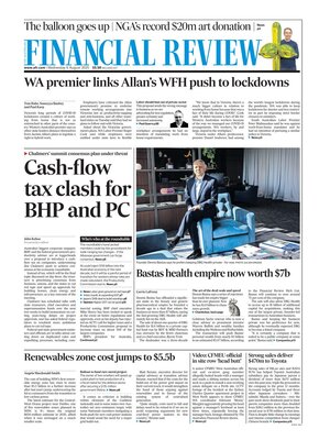 The West Australian - Today's Front Page, 06/08/2025