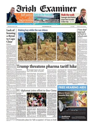 Today's Irish Newspaper Front Pages