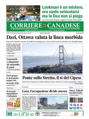 Today's Canadian Newspaper Front Pages
