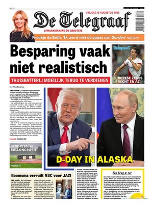 Het Parool - Today's Front Page, 15/08/2025