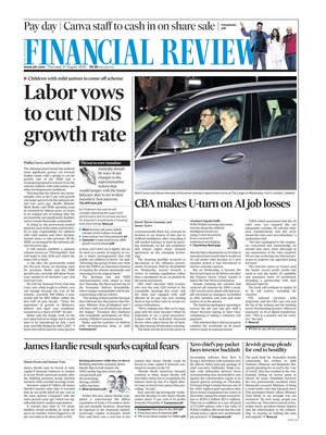 The West Australian - Today's Front Page, 21/08/2025