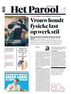 de Volkskrant - Today's Front Page, 18/09/2025