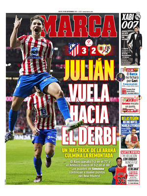 Olé - Today's Front Page, 25/09/2025