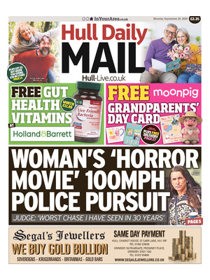 Sunday Mail - Today's Front Page, 28/09/2025