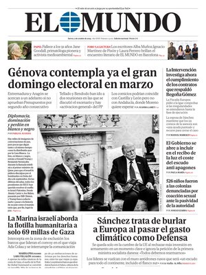 Today's Spanish Newspaper Front Pages