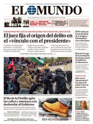 El País - Today's Front Page, 03/10/2025