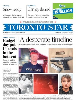 Today's Canadian Newspaper Front Pages