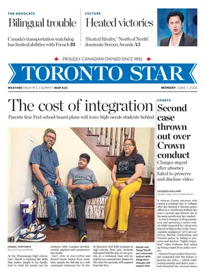 Toronto Sun - Today's Cover - Jun 1, 2026 | Front Pages