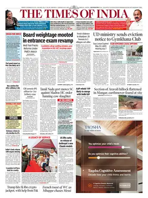 Today's Cover - Jul 2, 2026 - The Economic Times - Front Pages